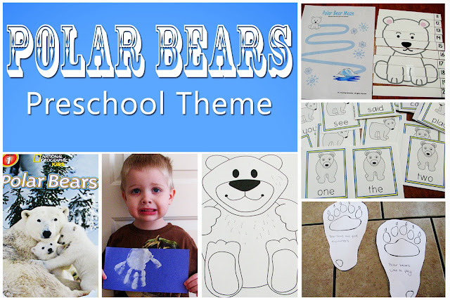 Mommy's Little Helper: Polar Bears Preschool Theme