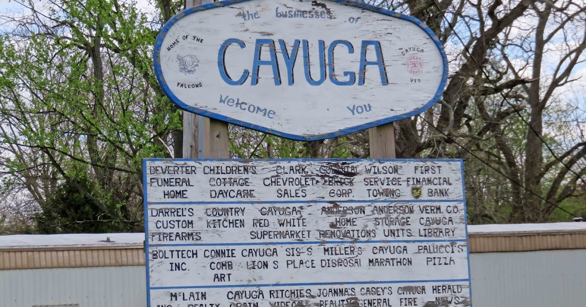 Geographically Yours Welcome: Cayuga, Indiana