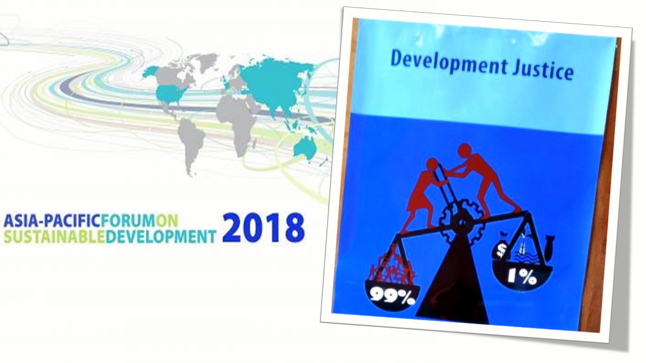 CNS: Voices at People's Forum: Development justice is the lynchpin to #SDGs