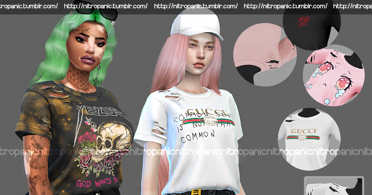 NitroPanic CC Custom Content For The Sims 4