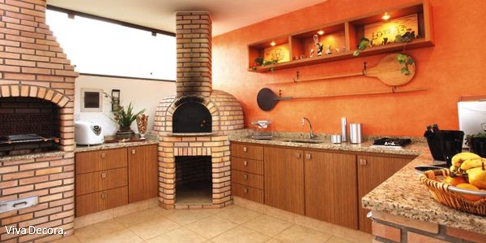 ÁREA COM CHURRASQUEIRA RÚSTICA: 33 IDEIAS PARA TE INSPIRAR