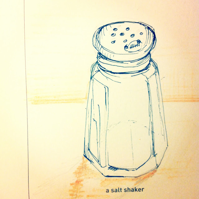 642 things to draw: 7. a salt shaker