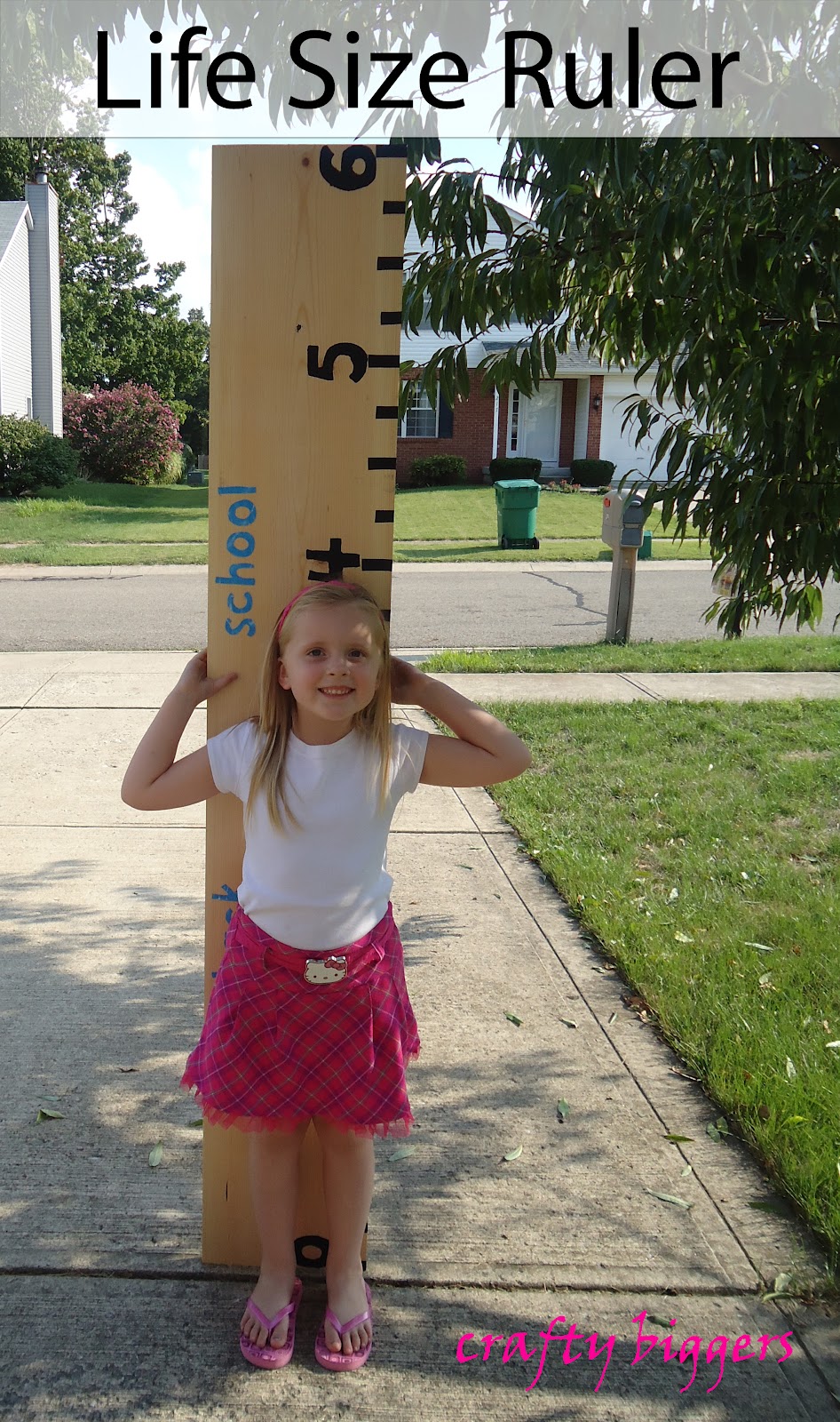 Crafty Biggers Life Size Ruler