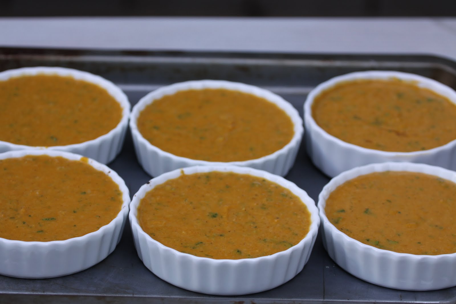 Pots and Frills: Spicy Butternut Squash Pudding--A Wonderful Fall Starter
