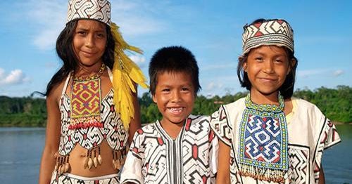 Vestimentas amazónicas.