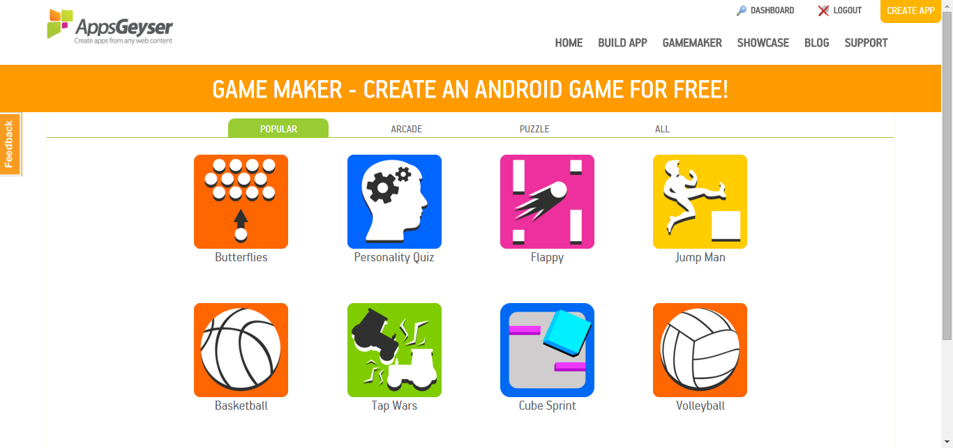 كيف اعمل تطبيق اندرويد من خلال موقع appsgeyser مجاناً - مداد الجليد