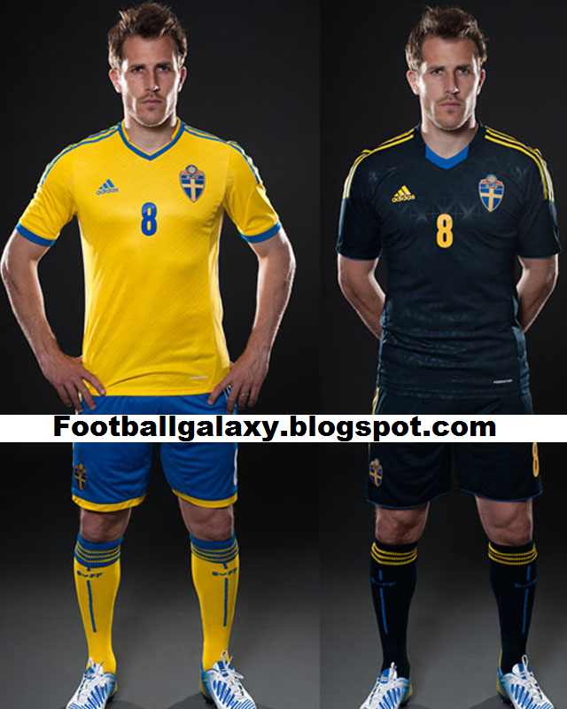 Sweden Adidas Jersey 2013-2014 Home and Away Kit