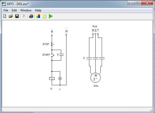 Rangkain Pengasutan DOL Menggunakan EKTS - Tutorial bahasa Indonesia ...
