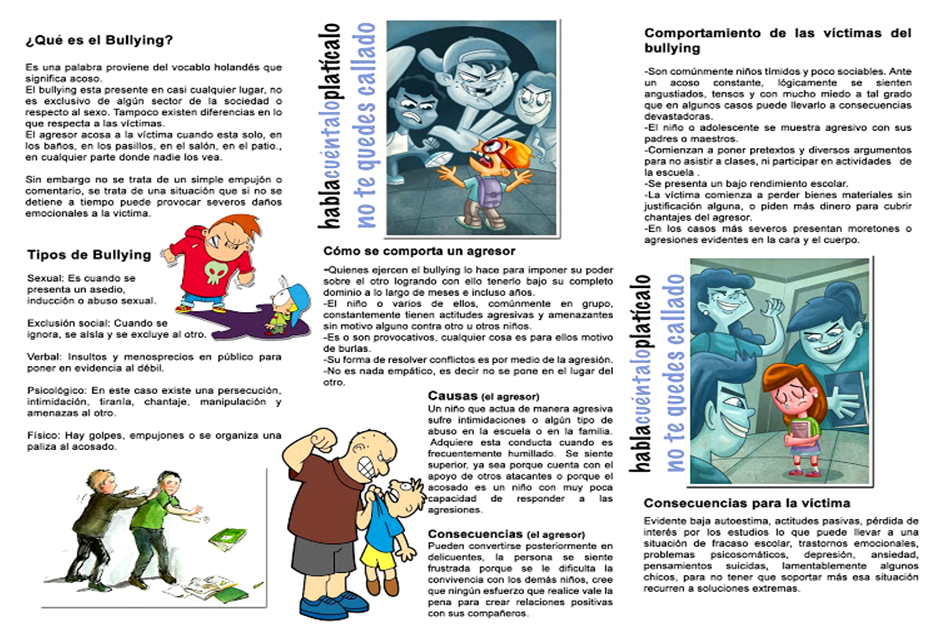 Prevención del Bullying: Triptico