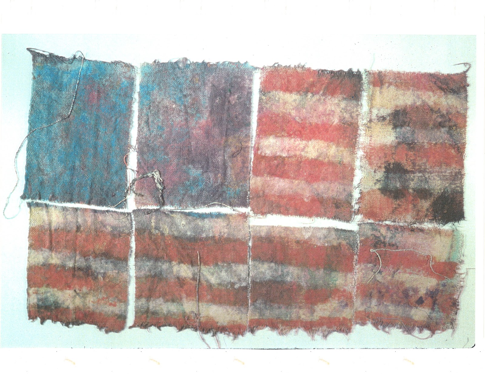 PAINTINGS BY DANIEL ARONSTEIN: 3 FLAGS
