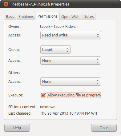Instalasi Netbeans 7.3 (Atau Yang Terbaru) Dari File .Sh Di Ubuntu ...
