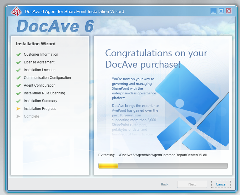Living and breathing the world of Microsoft: Installing AvePoint DocAve 6