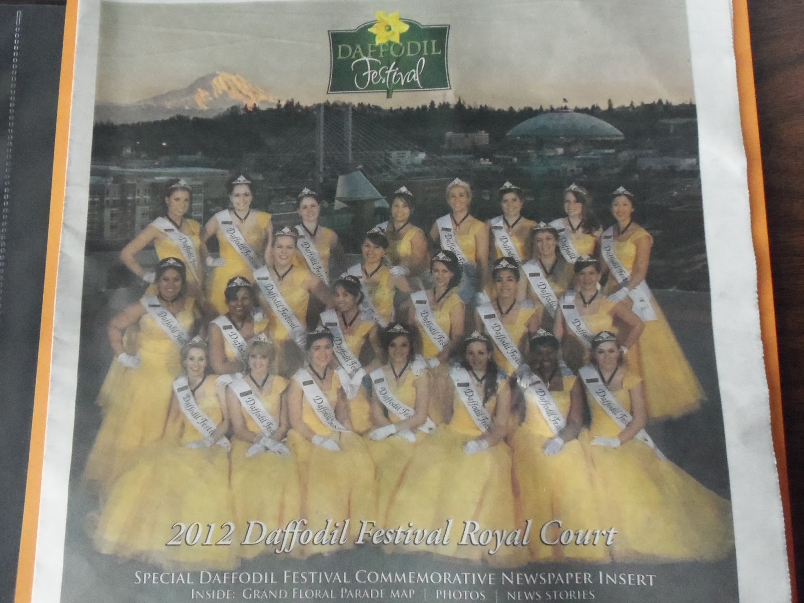 My Adventures as White River Daffodil Princess: Daffodil Festival Paper