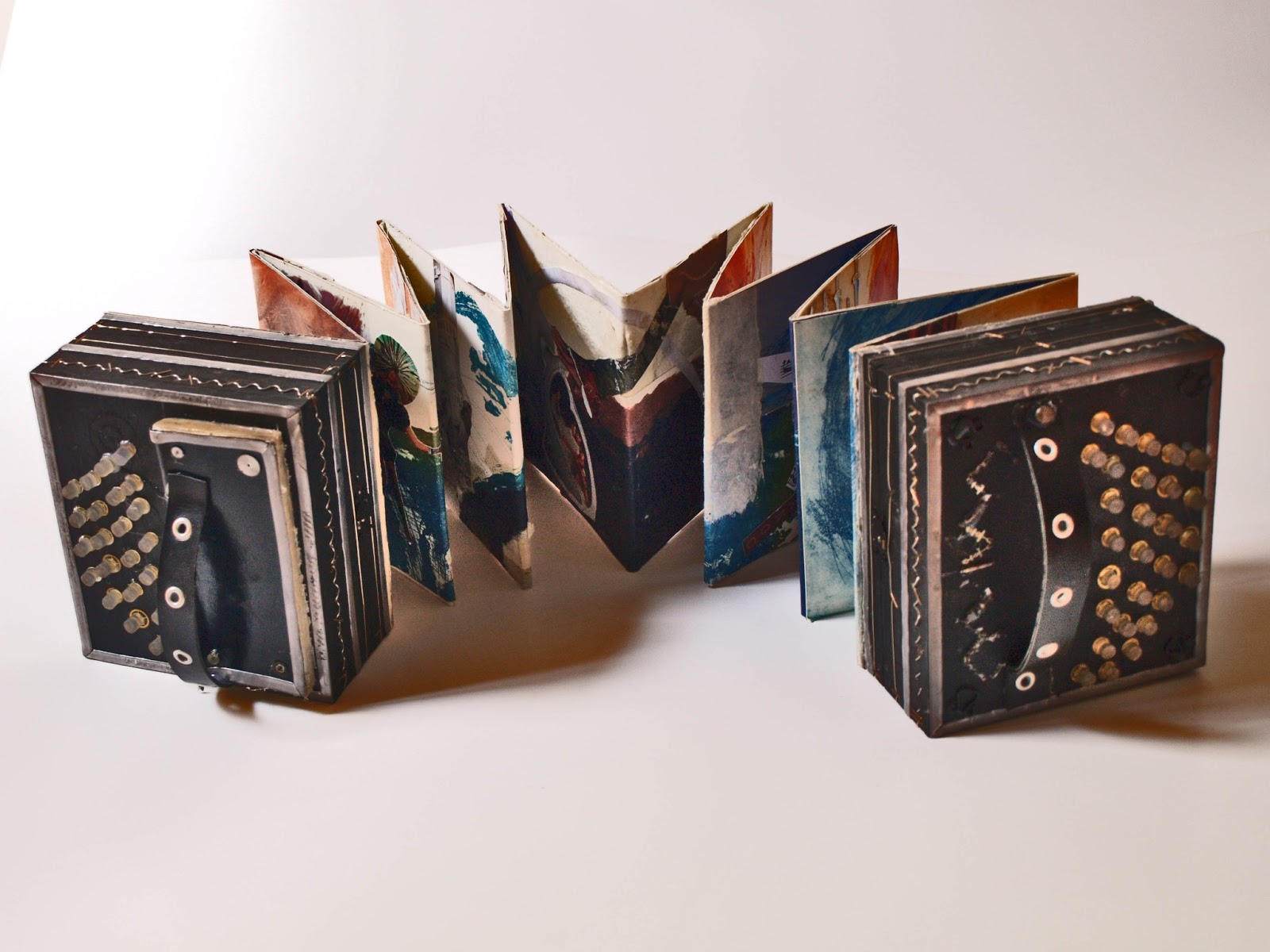 libro objeto -libro de artista "historia de un amor innamorado"