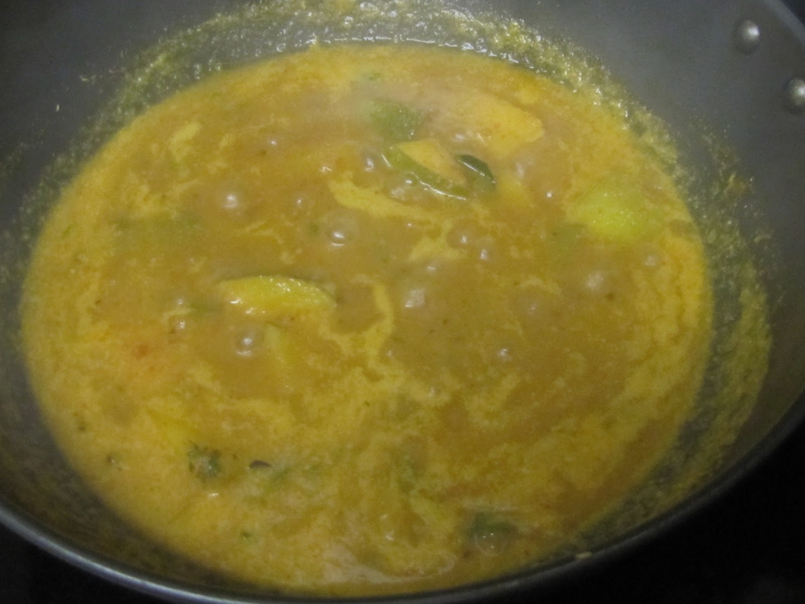 Raw Mango Kuzhambu - Mangai Kuzhambu |Nithya's Nalabagam
