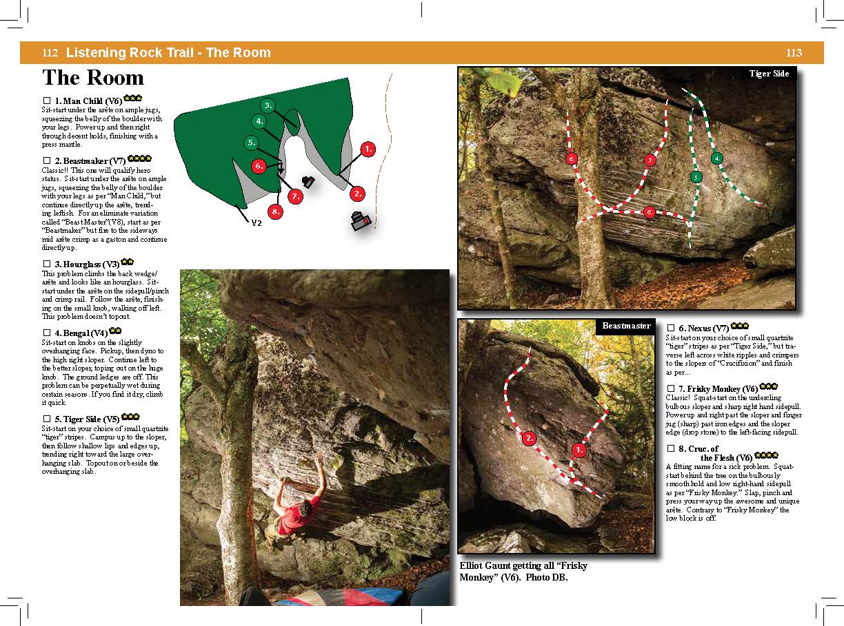 Upstate Bouldering: Grayson Highlands Bouldering Guidebook: A Review