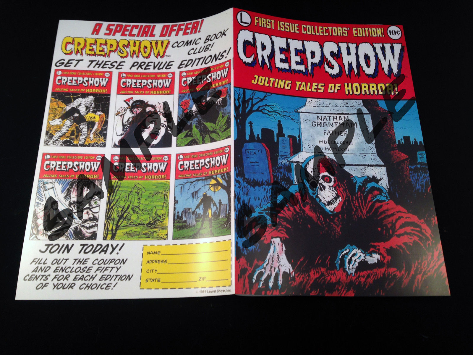 The Horrors of Halloween: Rare Custom Made CREEPSHOW (1982) and ...