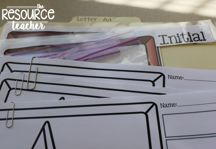 The Resource Teacher: Incorporating Language Arts into Independent Centers