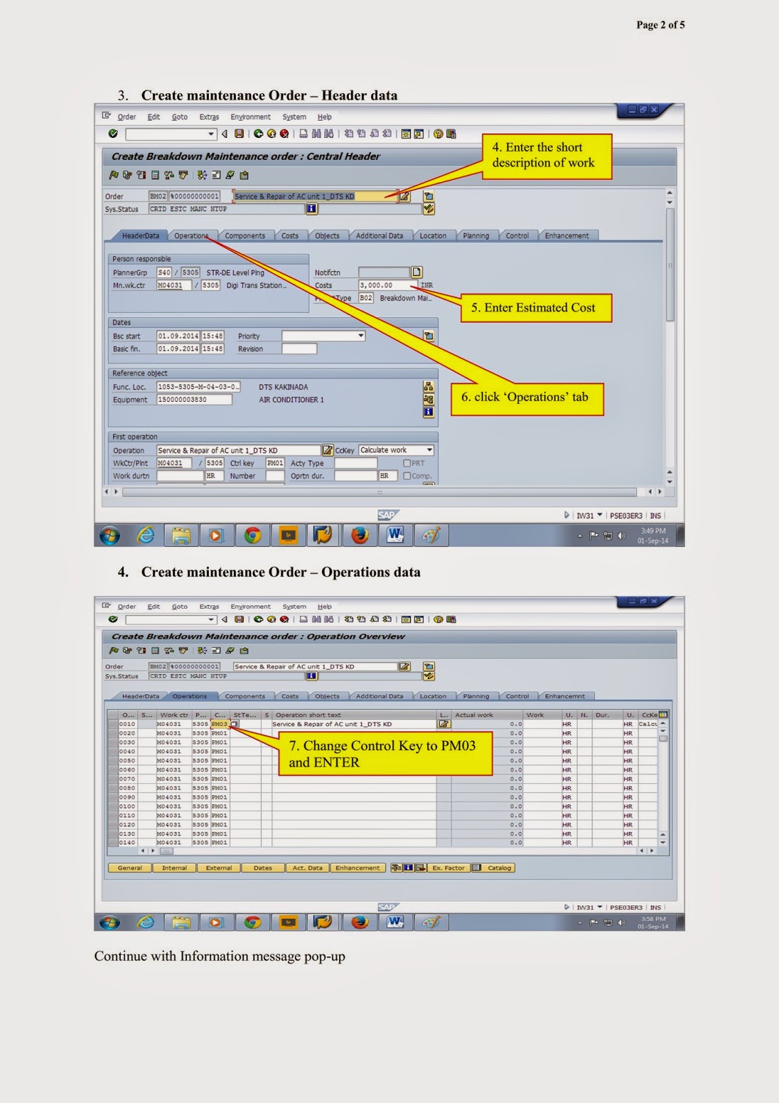 SAP PM, MM module tips for BSNL ERP End users: PR creation through a ...