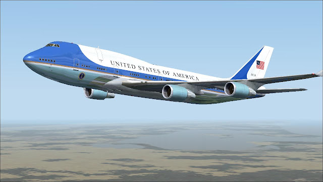 FS2004 Brasil: FS2004 - Textura Air Force One 747-400 PMDG