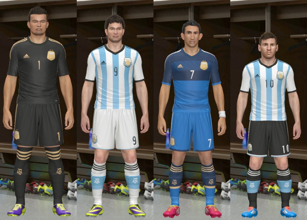 pes-modif: PES 2014 Argentina GDB Kits by Santy