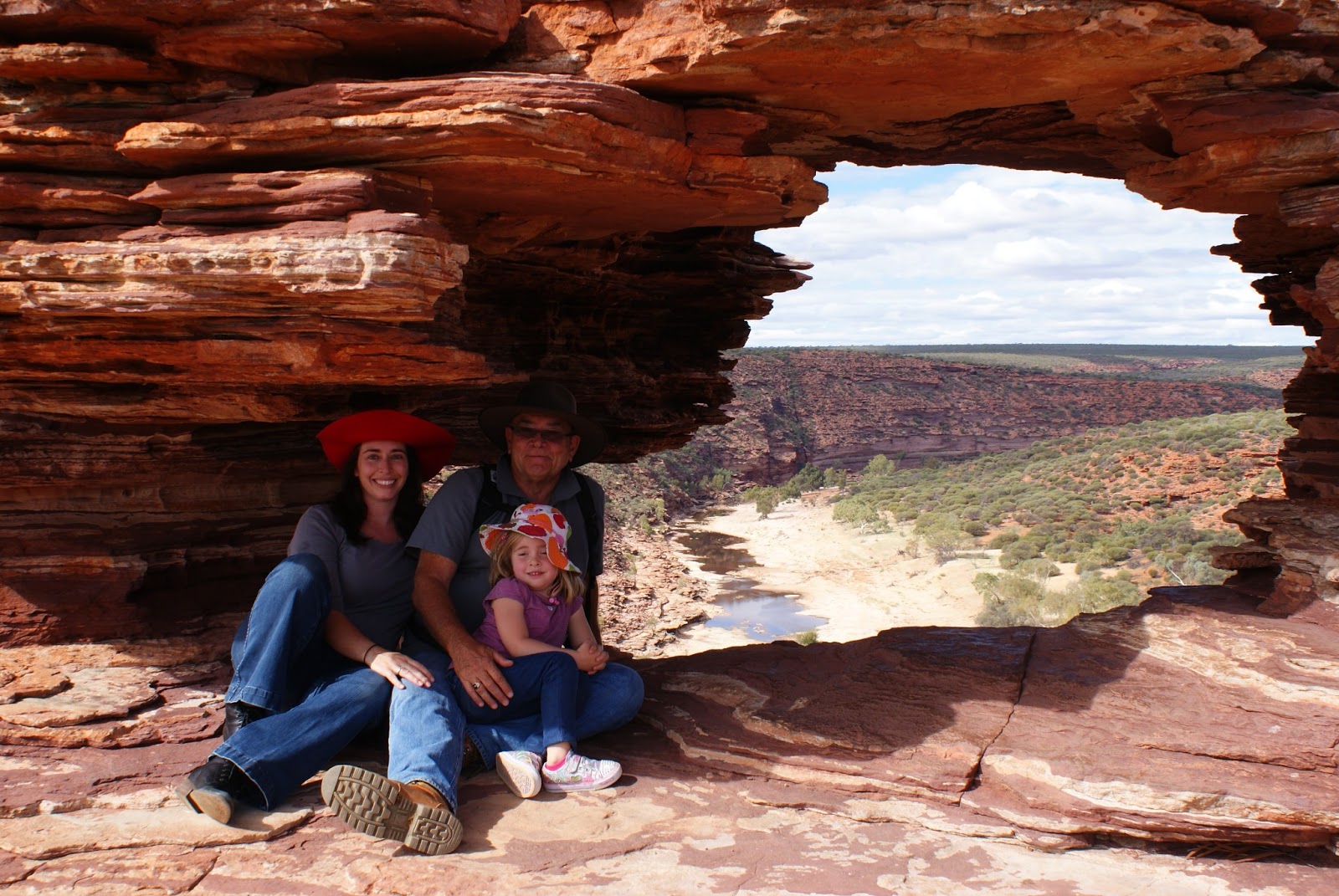 Amelia the explorer: Kalbarri, Western Australia