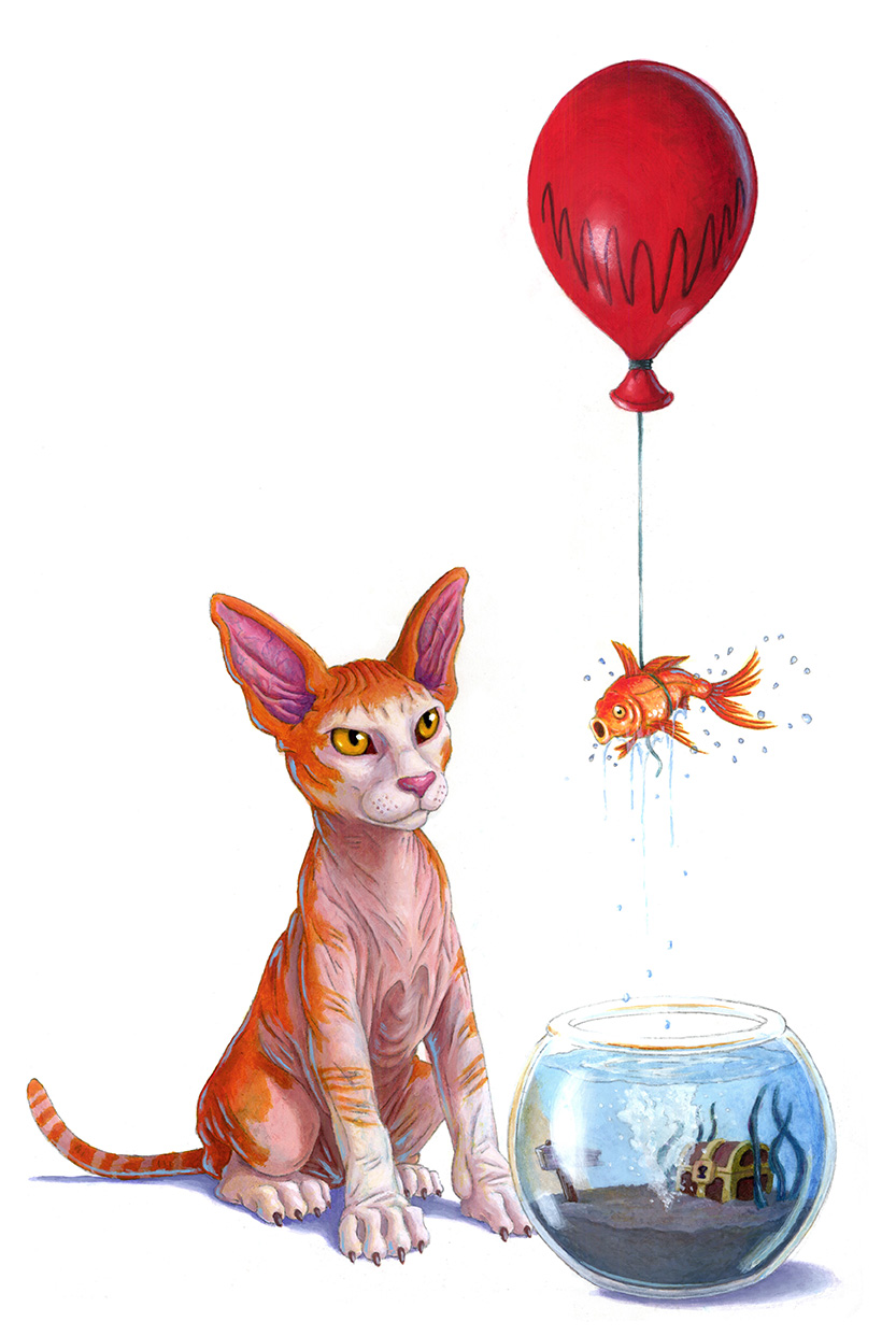 Roberto Almanza Art: Bernard and The Awkward Balloon