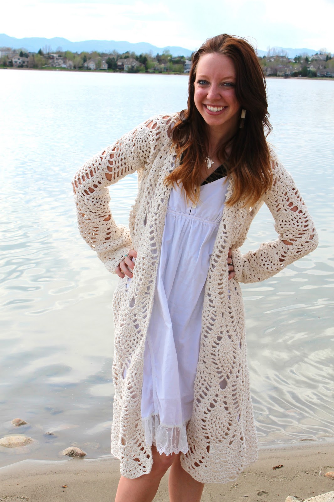 Sans Limites Crochet: The Pineapple Robe