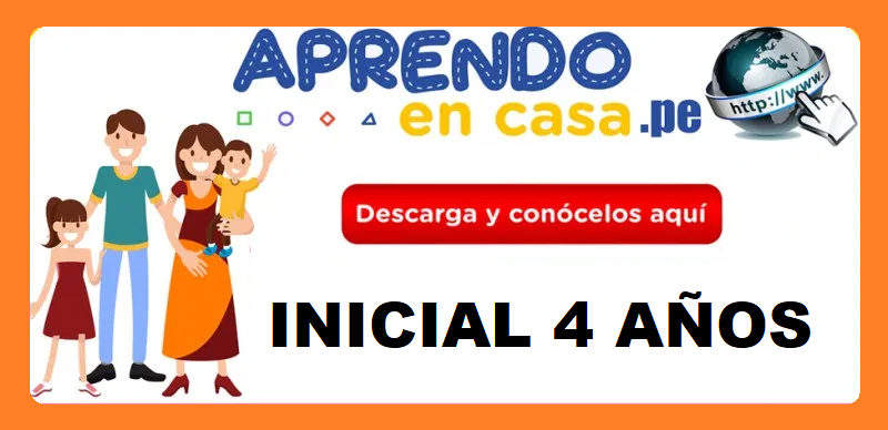 APRENDO EN CASA Material para Inicial 4 años - APRENDO EN CASA