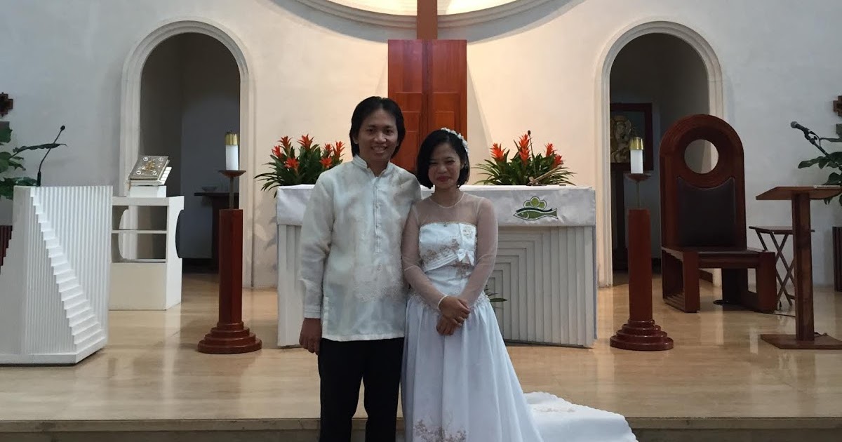 My Imperfectly Perfect Life: Our Church Wedding at St. Benedict Parish ...