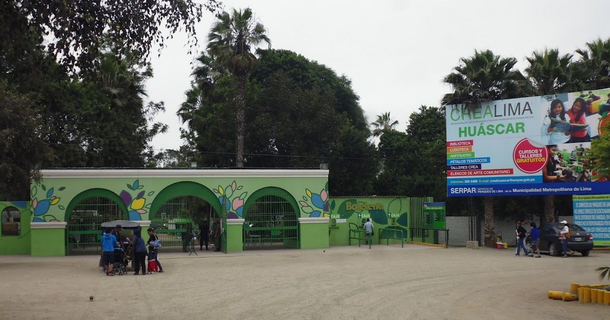LUGARES TURÍSTICOS EN LIMA, PERÚ: PARQUE "HUÁSCAR" (VILLA EL SALVADOR)