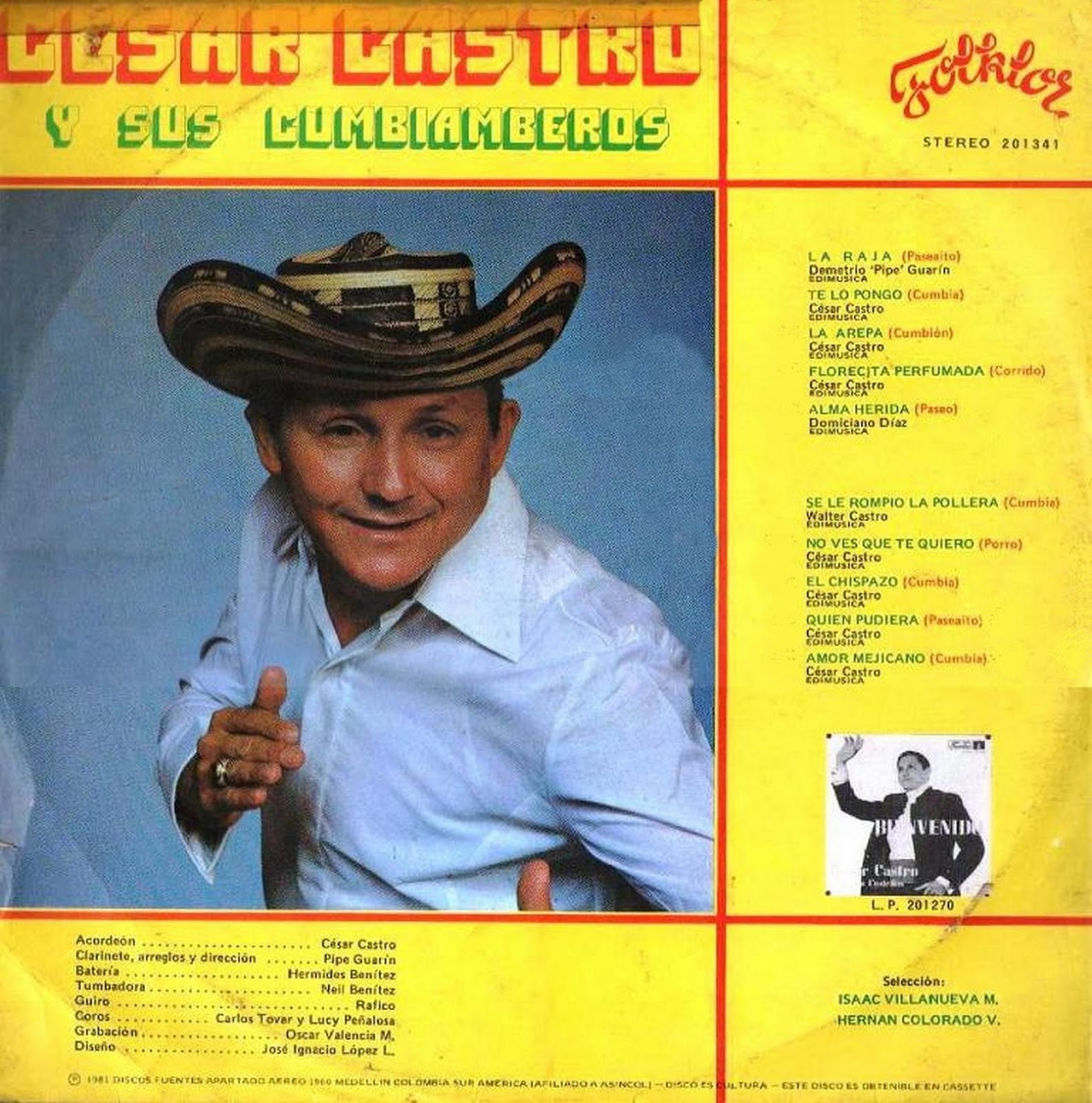 Musica de mi Colección: CESAR CASTRO Y SUS CUMBIAMBEROS