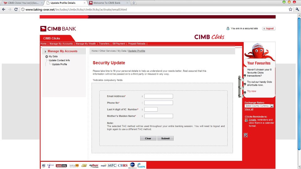 Panas : CIMB Clicks Email Scam!! Mesti Baca! | Aku Stress Giler