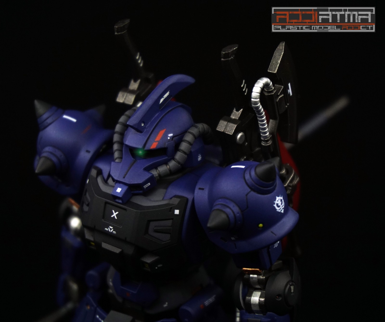 Custom Build: HG 1/144 Act Zaku "Raven"