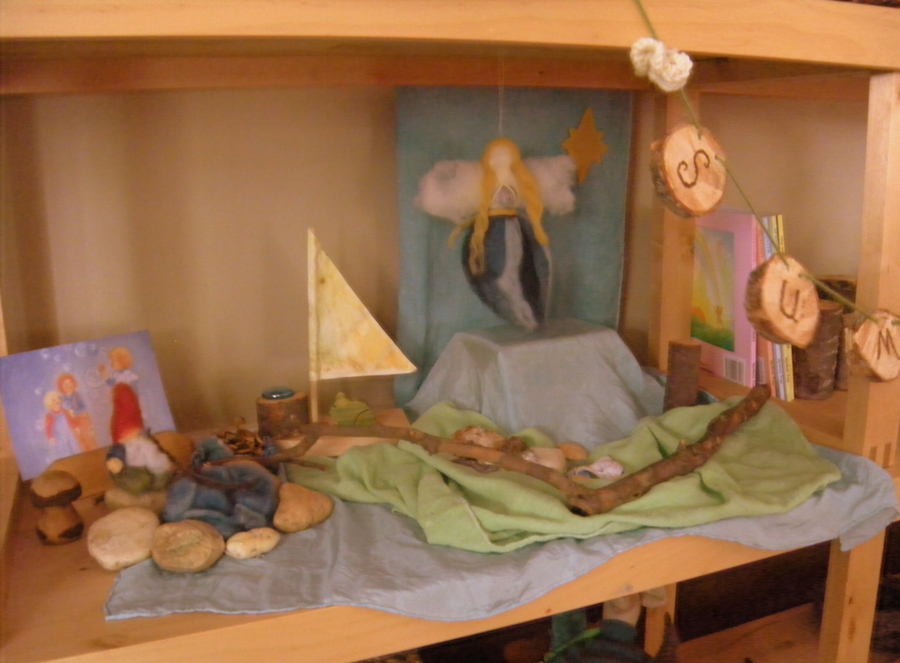 Bending Birches: Summer Nature Table