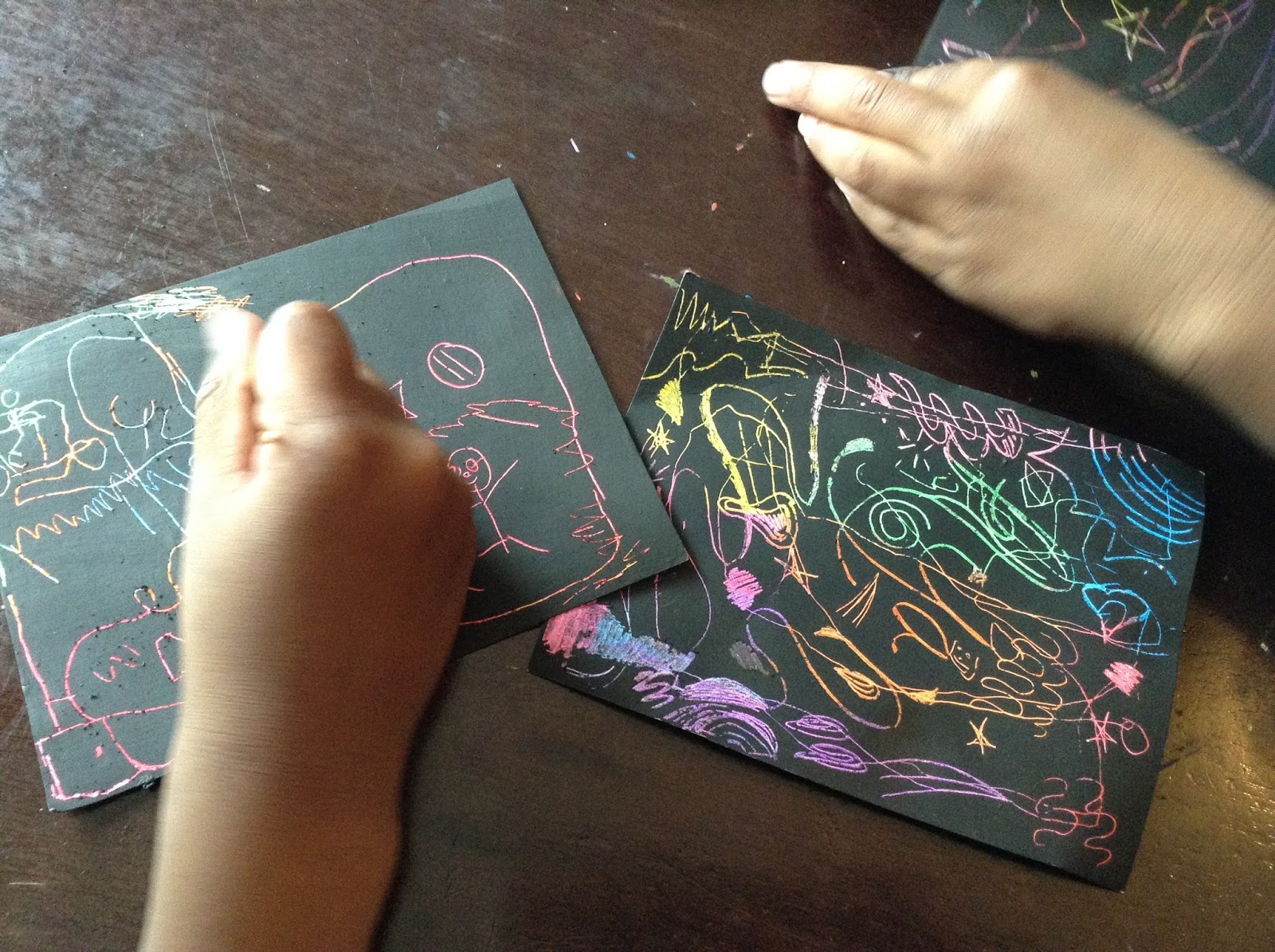 TeacherMomPlus3: DIY Scratch Paper Art