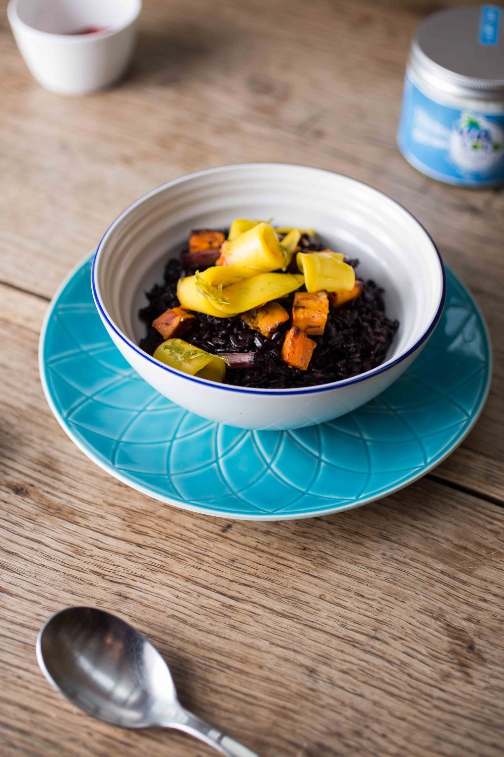 Sticky Coconut Black Rice With Mango And Lime - Claire Justine