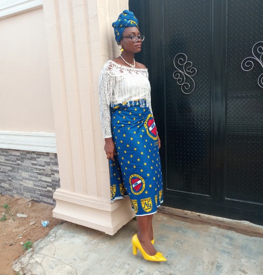 What I Wore: Double Wrapper For The First Time As A Wife