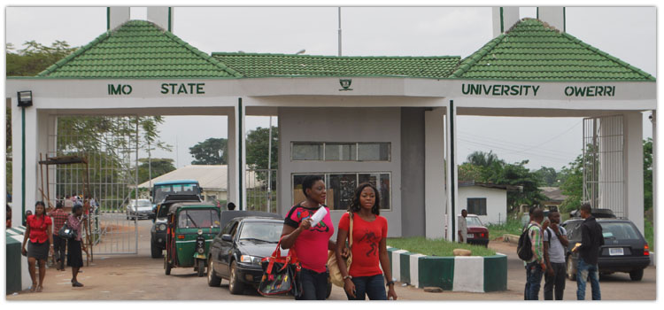 Imo State University students tear-gassed during protest on lecturers ...