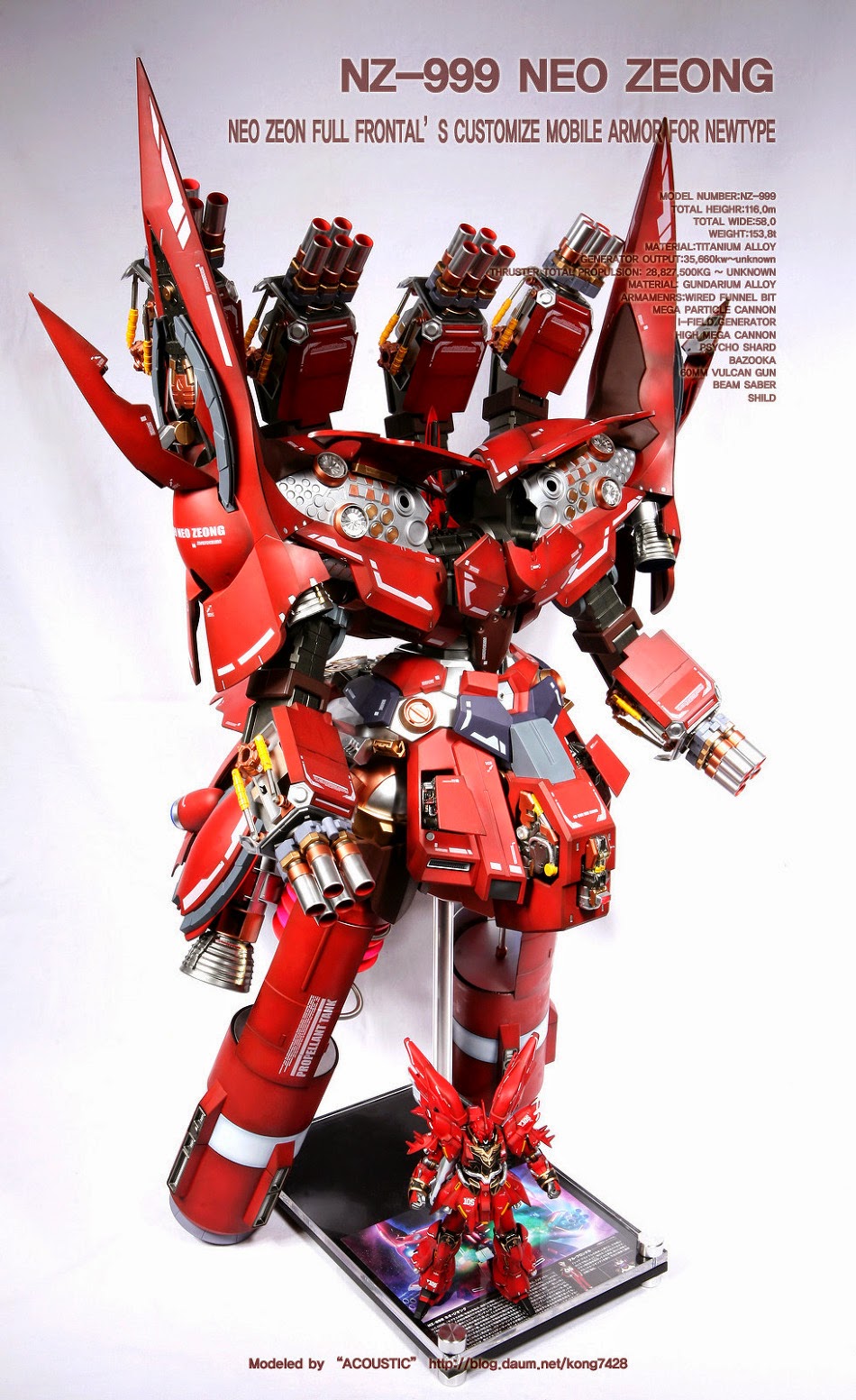Custom Build: HGUC 1/144 NZ-999 Neo Zeong "Open Hatch Presentation"