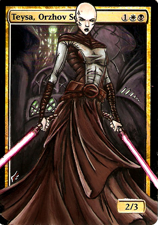 Black Wing Studio MtG Card Alters: Teysa, Sith Lord