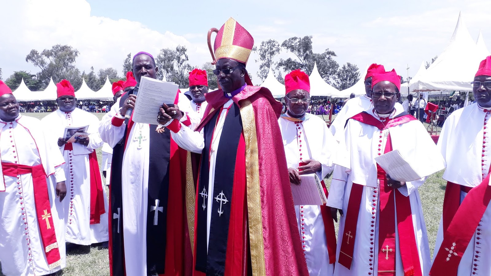 New ACK Maseno South Diocese Bishop consecrated in a colorful ceremony.