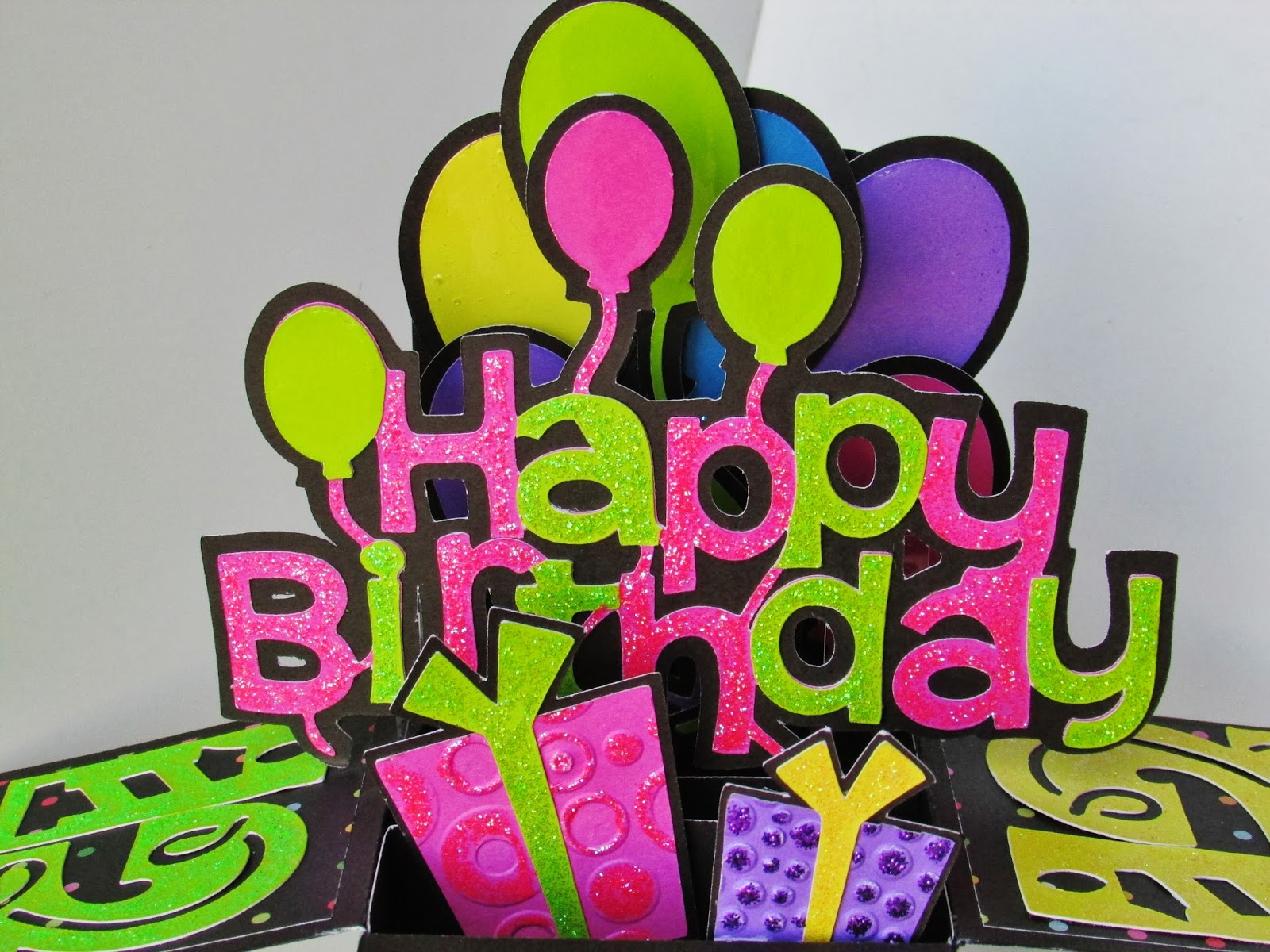 Carol's Creations: Happy Birthday Pop Up Box Card