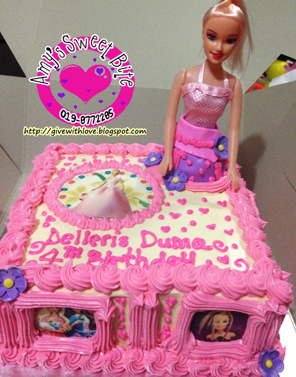 ♥♥ Amy's Sweet Bite ♥♥: Birthday Cake - Barbie Theme