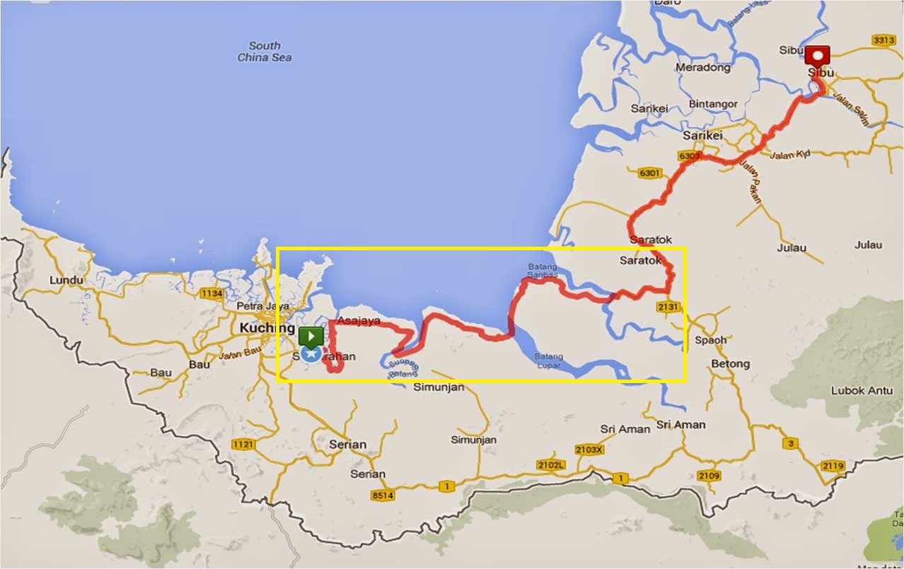 Pengembaraan Meneroka Jalan Lintas Sungai Di Sarawak Pusa, Bahagian ...