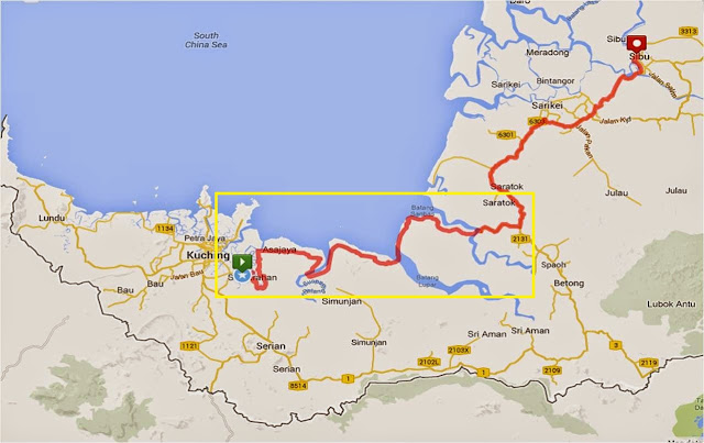 Pengembaraan Meneroka Jalan Lintas Sungai Di Sarawak Pusa, Bahagian ...