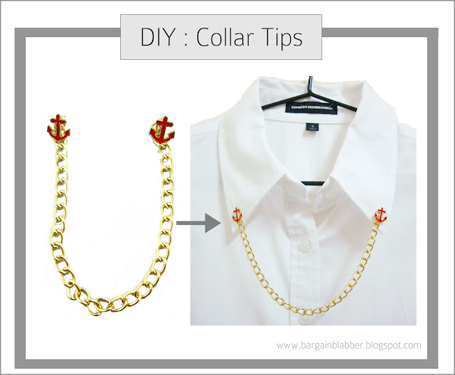 DIY : Collar Tips ~ Bargain Blabber