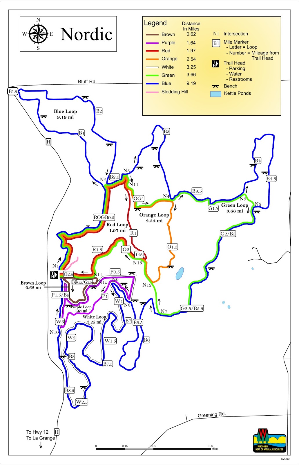 tBunk Endurance Challenge November 8th-10th, 2024: Course Map