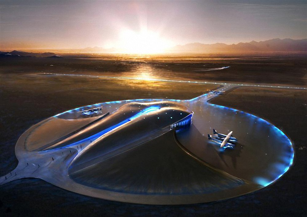 Interiors And Architectures: Stunning Commercial Spaceport, New Mexico Plan