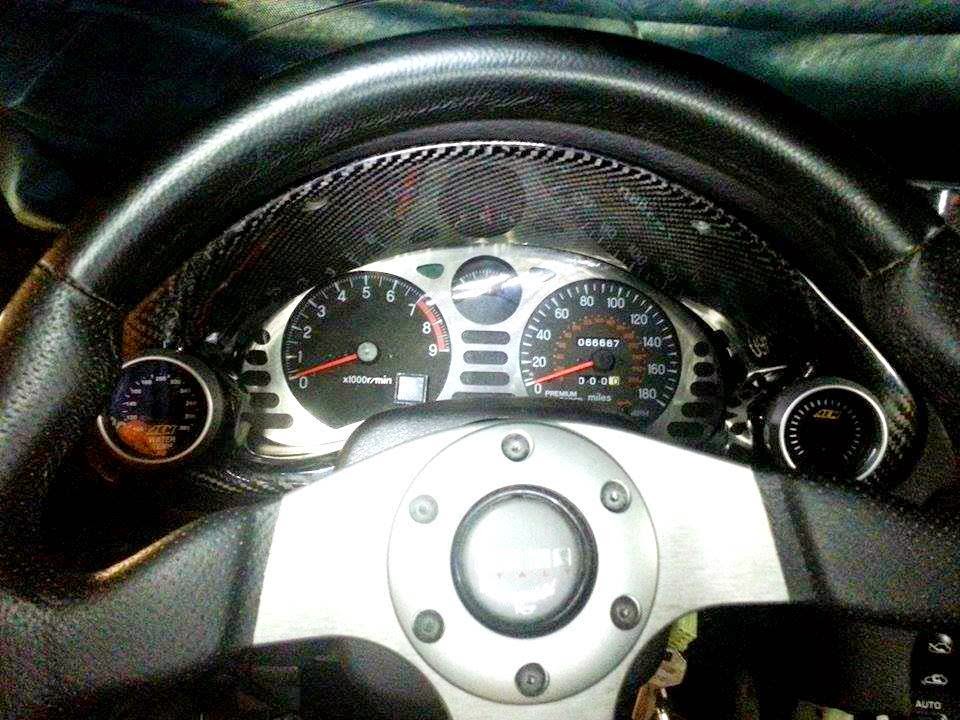retro-spec/mitsubishi 3000GT: 3000GT RETRO-SPEC GAUGE CLUSTER WITH PODS